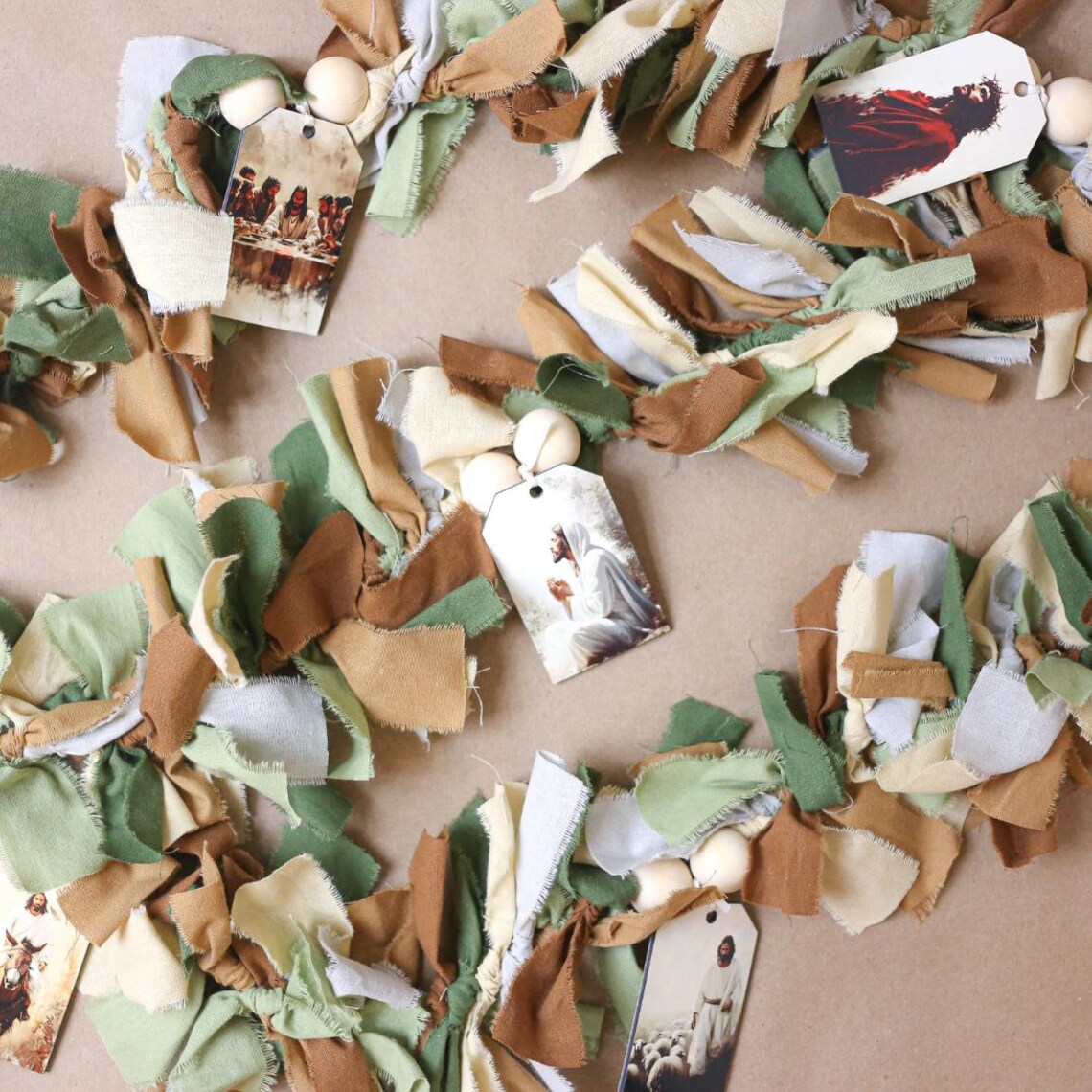 Easter Garland, Holy Week Garland, Jesus Christ, LDS, Christian Wall ...