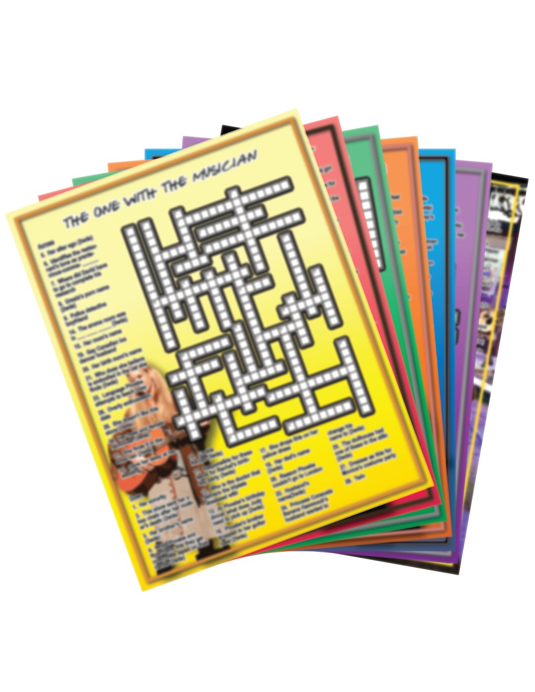 Friend's TV Show Crossword Puzzles - Etsy