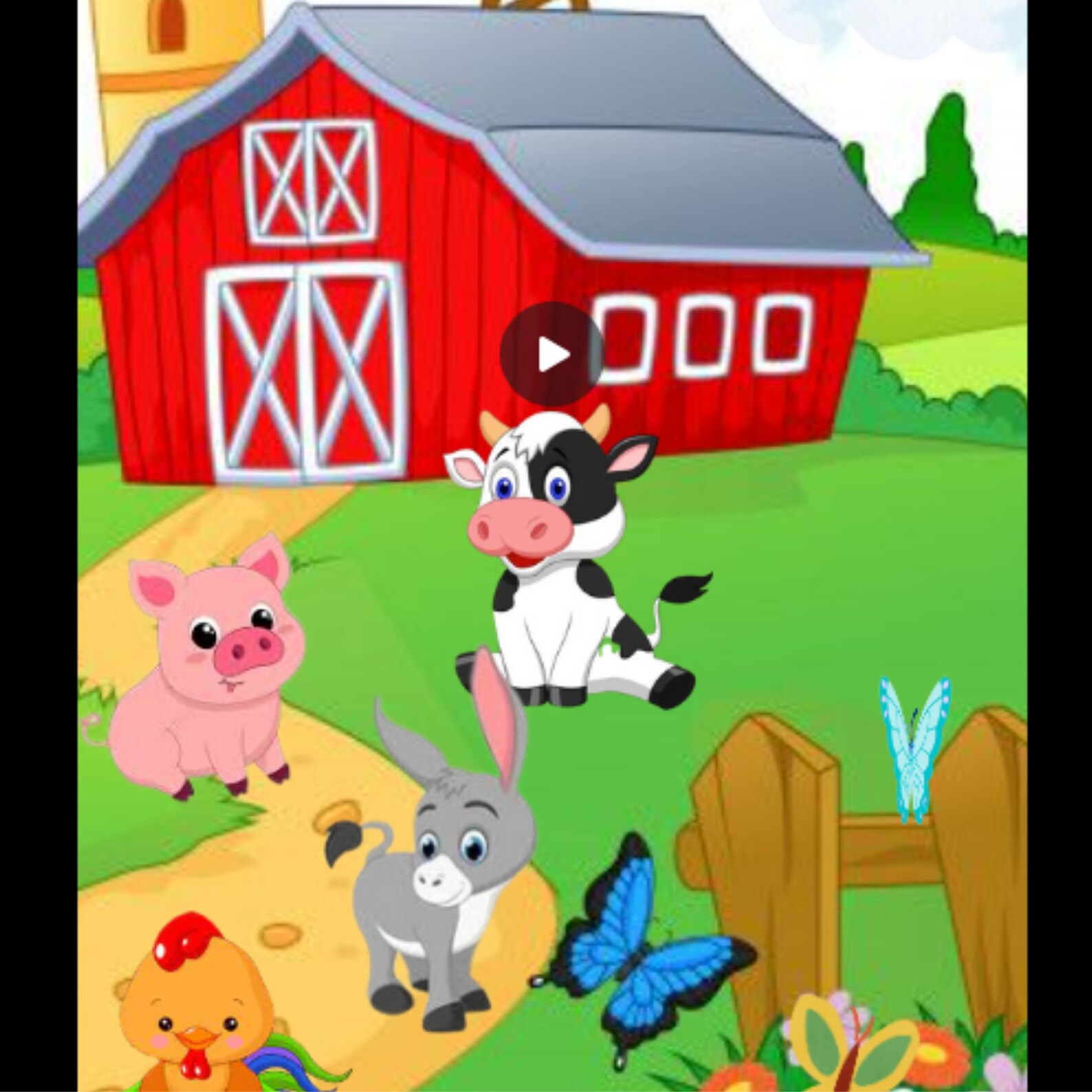 Lola the Cow Farm Digital Video Invitation - Etsy