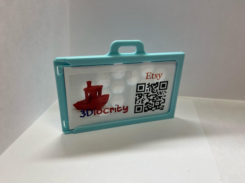 3D Printed Badge Holder for Horizontal or Vertical Badges - Etsy