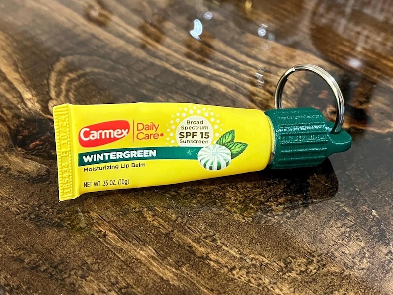3D Printed Keychain Cap for Carmex, Tower 28 SOS, Blistex Medex - Etsy