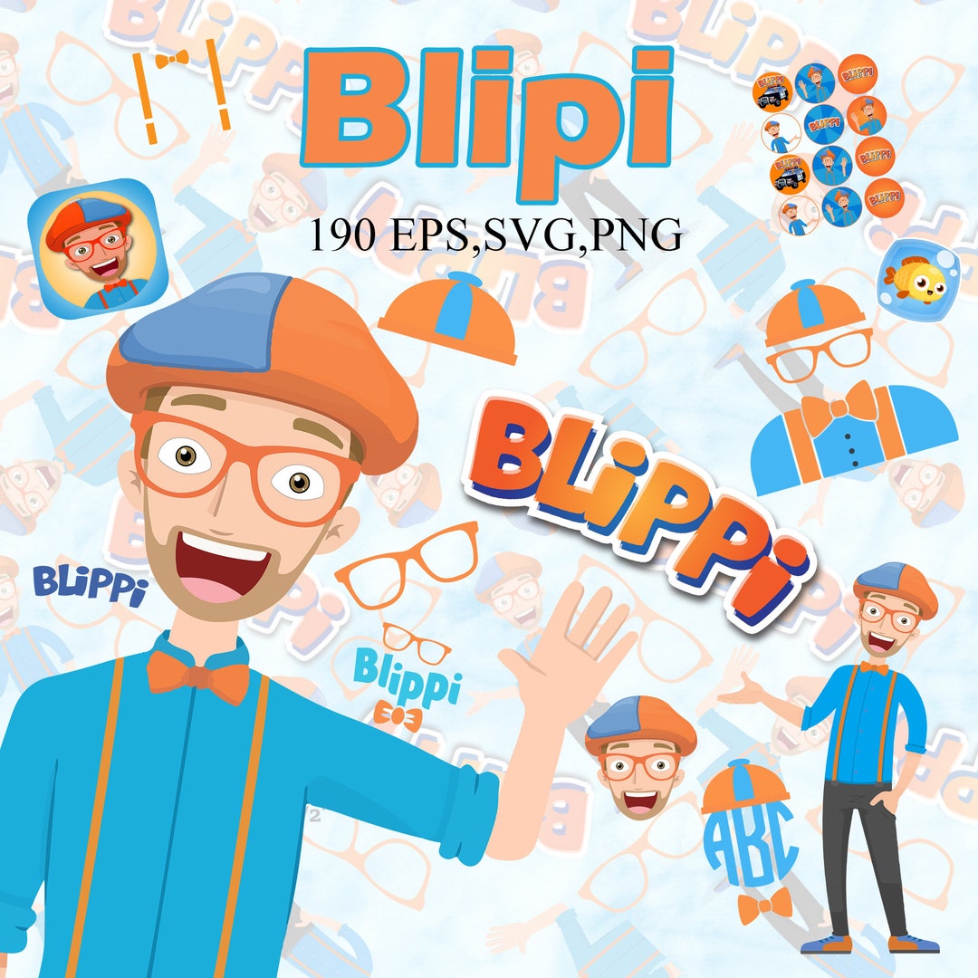 Blip Font Bundle Svg Png Pdf INSTANT DOWNLOAD - Etsy UK