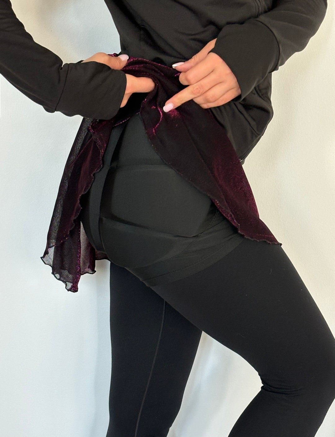 Red Padded Figure Skating Skirt - Etsy