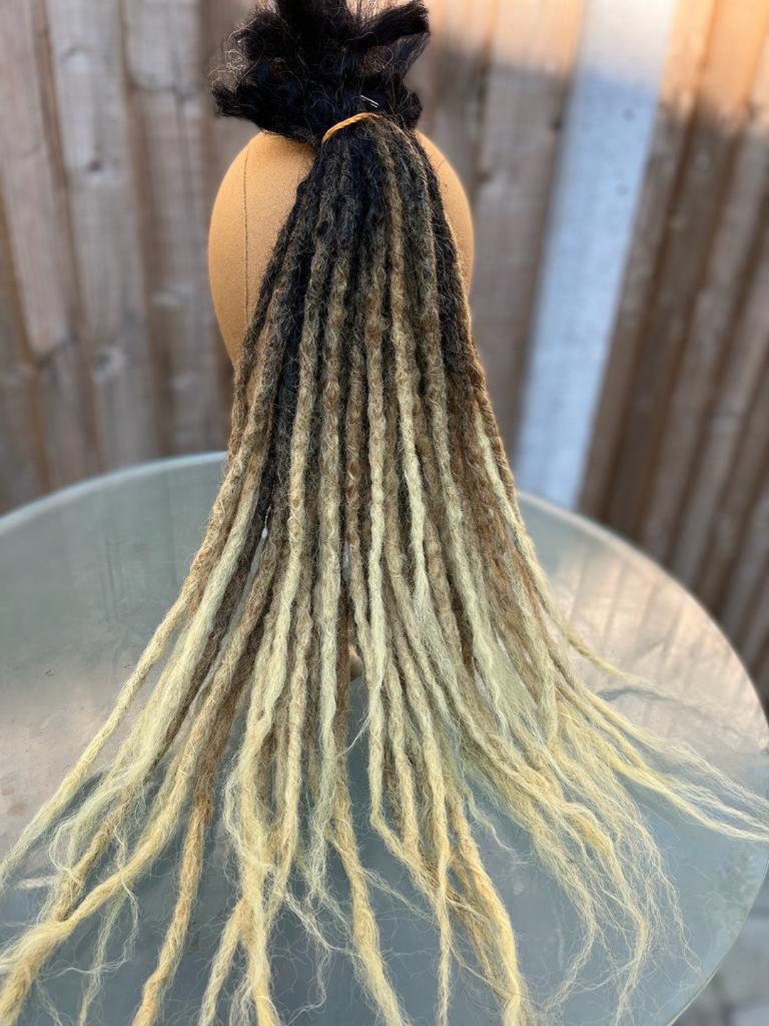 Handmade Faux Locs / BLONDY 53 Locs - Etsy