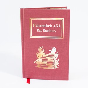 Fahrenheit 451 Book Hardcover - Etsy