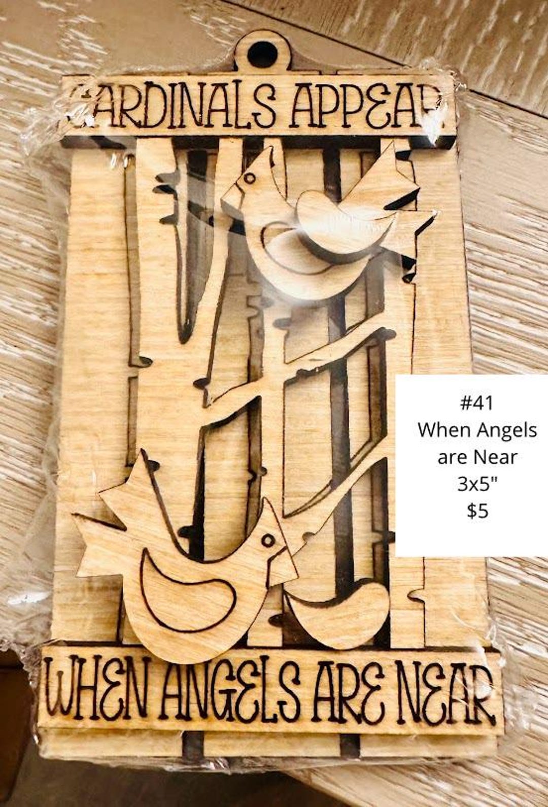 Cardinals Appear When Angels Are Near Ornament, DIY Craft Kit ...