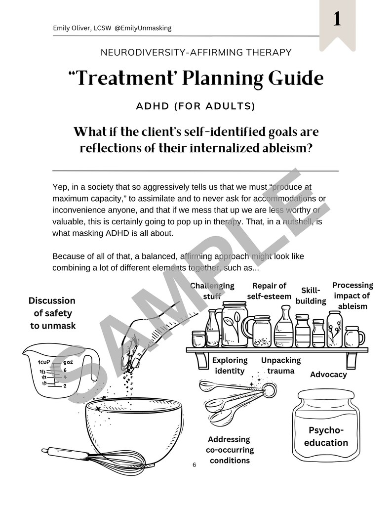 Neurodiversity-affirming Treatment Planning Guide for Therapists - Etsy