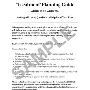 Neurodiversity-affirming Treatment Planning Guide for Therapists - Etsy