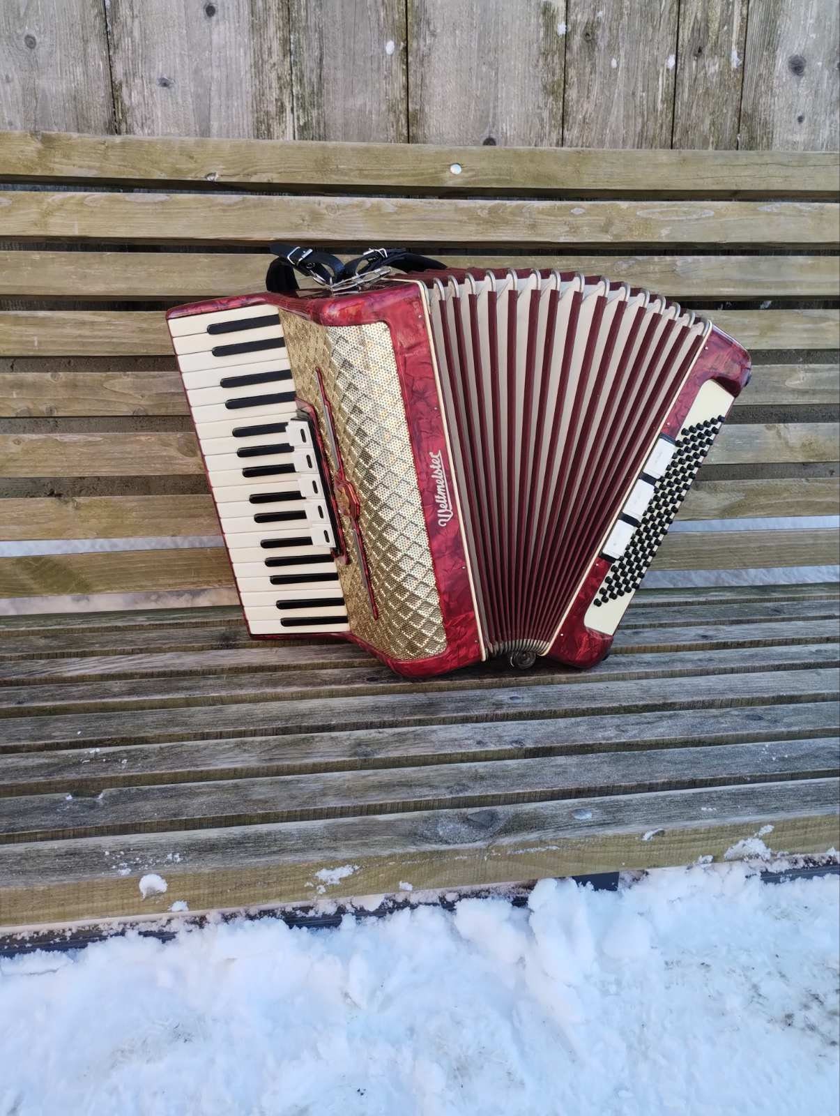 Vintage Accordion Weltmeister. Germany Accordion. Accordion 96 Bass ...