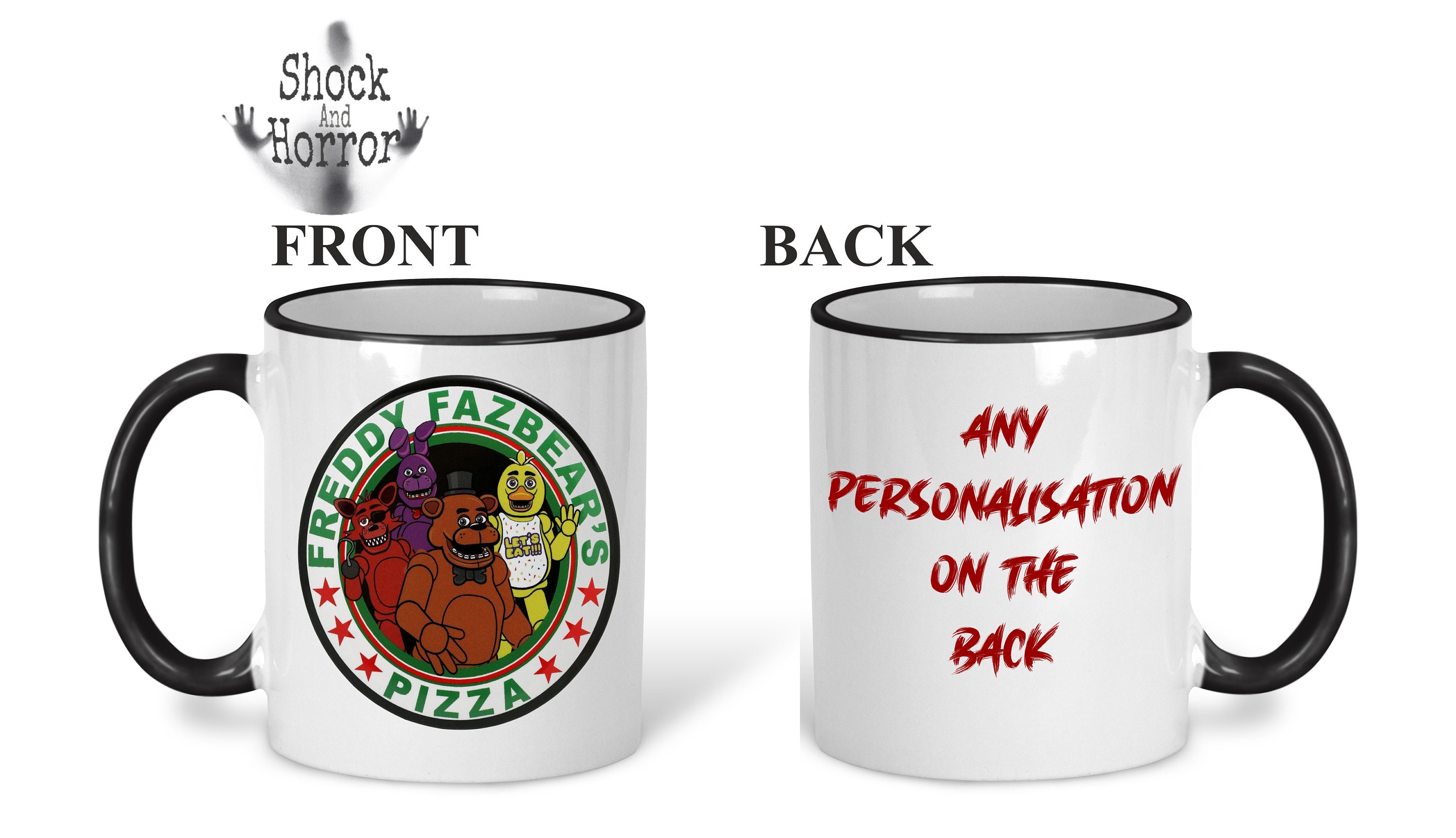 Personalised Five Nights at Freddy's FNAF Gift Mug . Add Message to ...