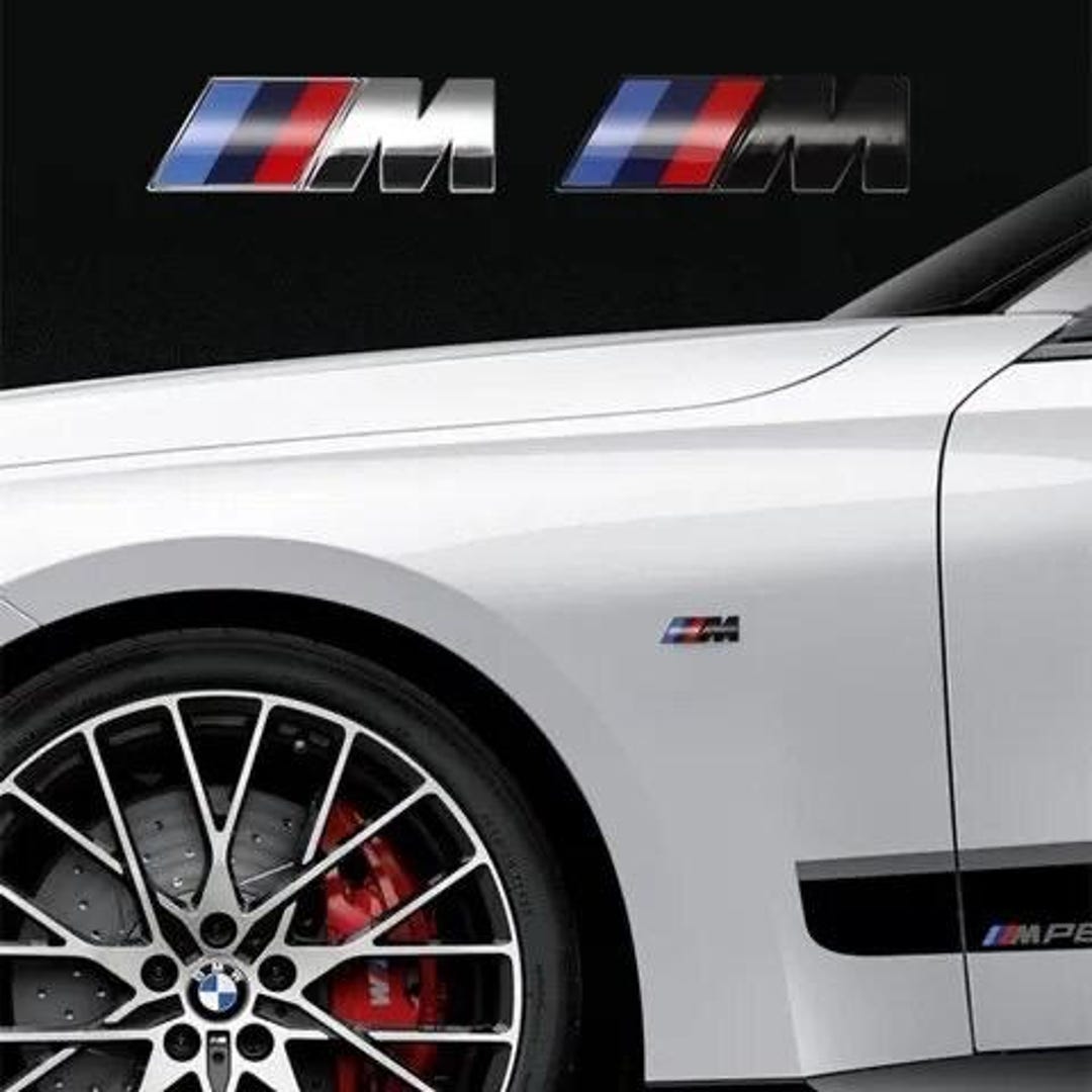 X2 BMW “M” Wing Badge 4.5cm*1.5cm Aluminum - Etsy