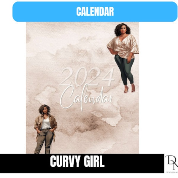Curvy Calendar - Etsy
