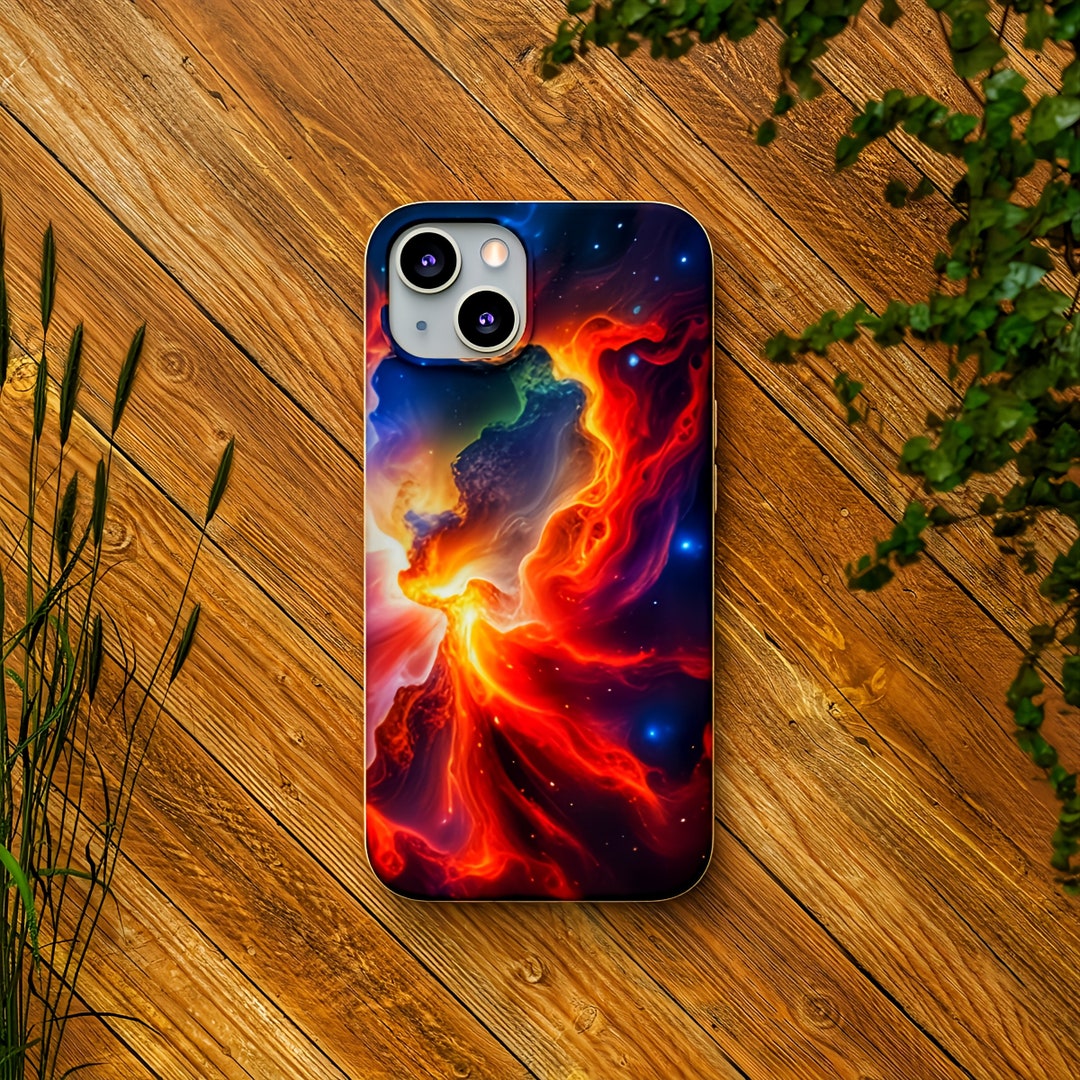 Cosmic Nebula Biodegradable Phone Cases - Etsy