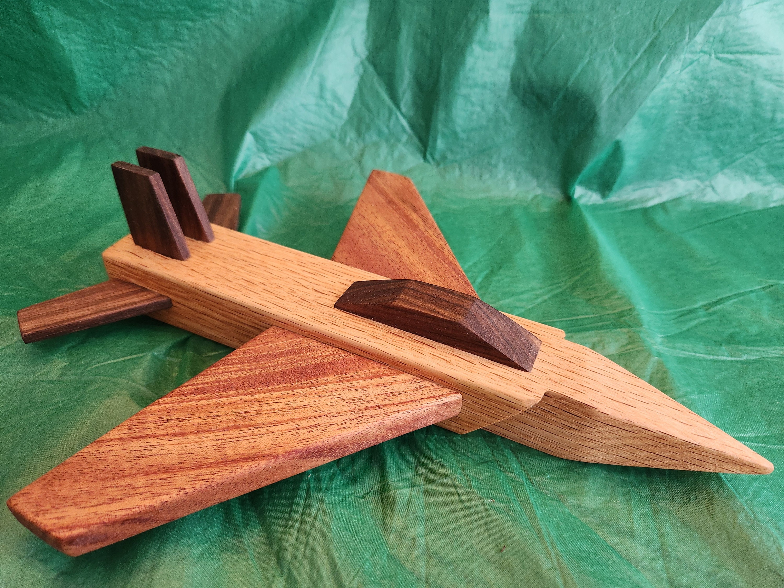 Toy Wooden Airplane Fighter Jet - Etsy