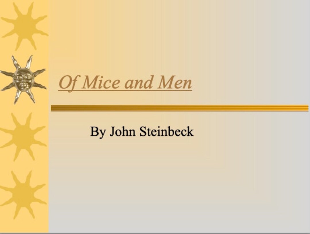 Of Mice and Men Questions and Assessments - Etsy