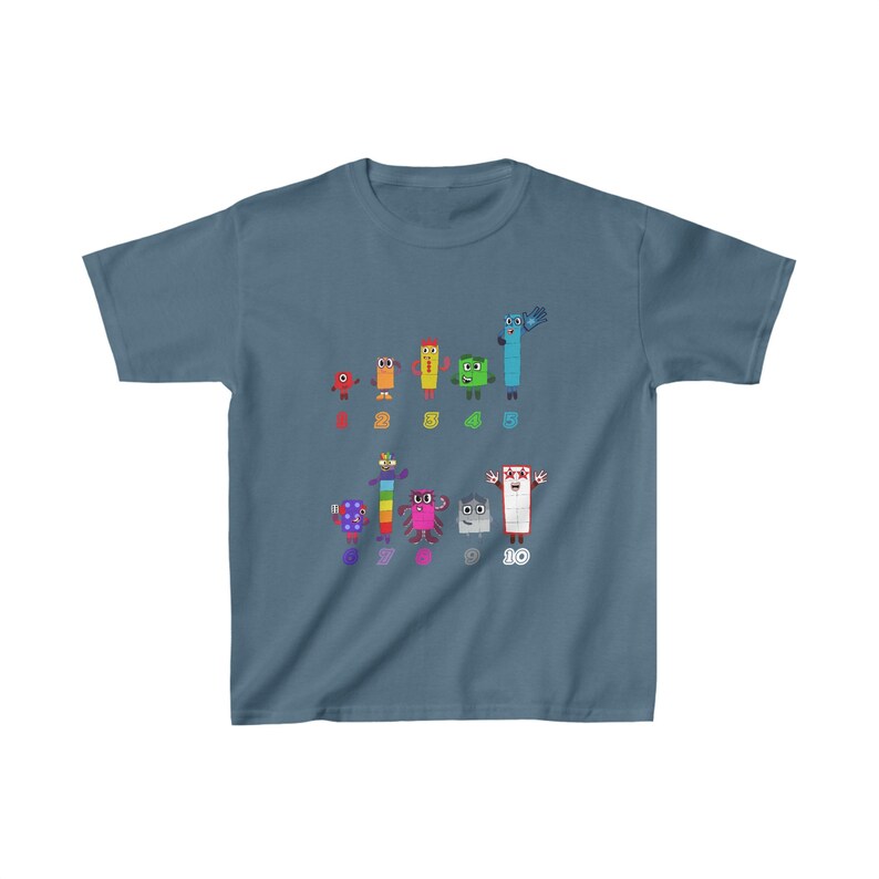Numberblocks Tee 1-10 - Etsy