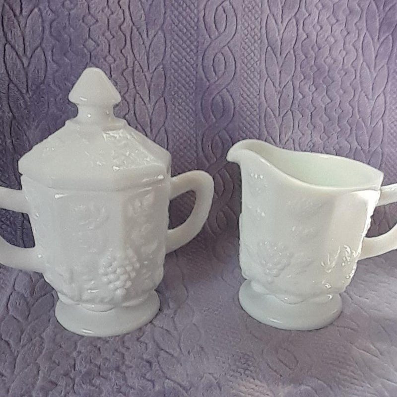 Vintage Glass Creamers - Etsy