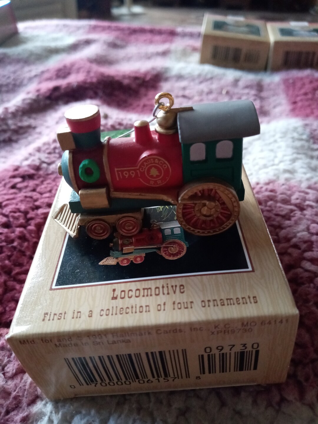 Rare Find Hallmark Train Collection the Locomotive 1st in a Collection ...