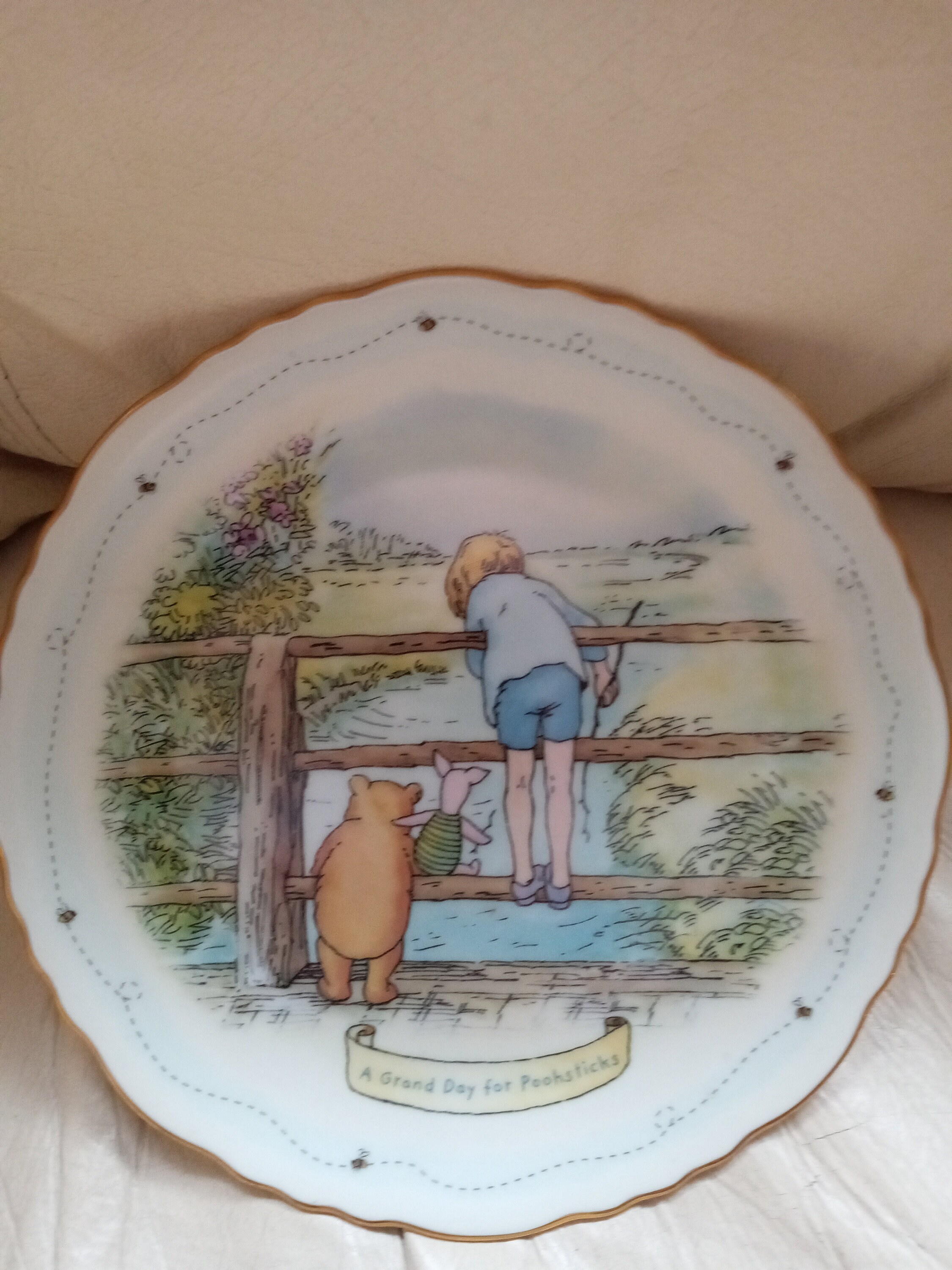 Rare Disney Classic Winnie the Pooh Plate 118A Second Issue. a Grand ...
