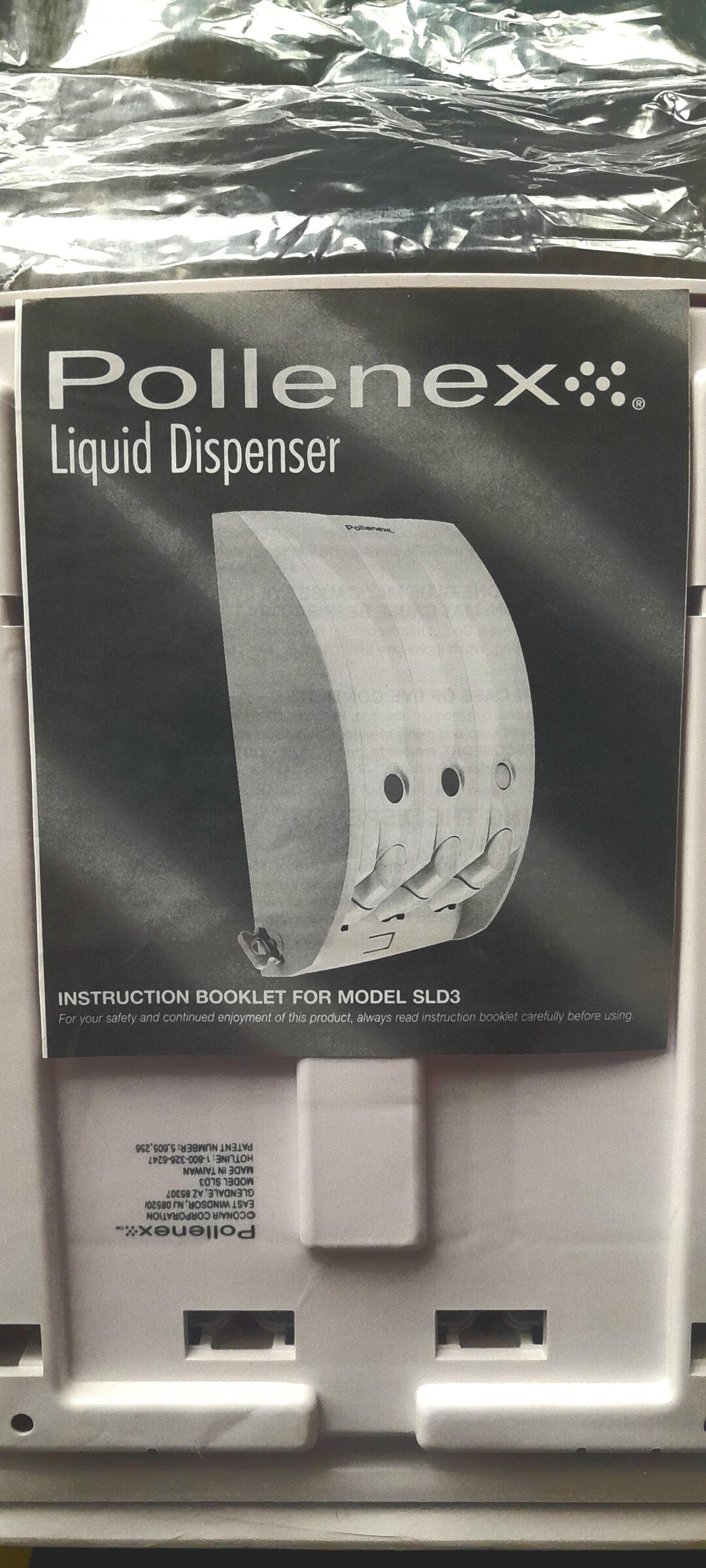 POLLENEX 3 Compartment Liquid Dispenser Shampoo/conditioner/body Wash ...