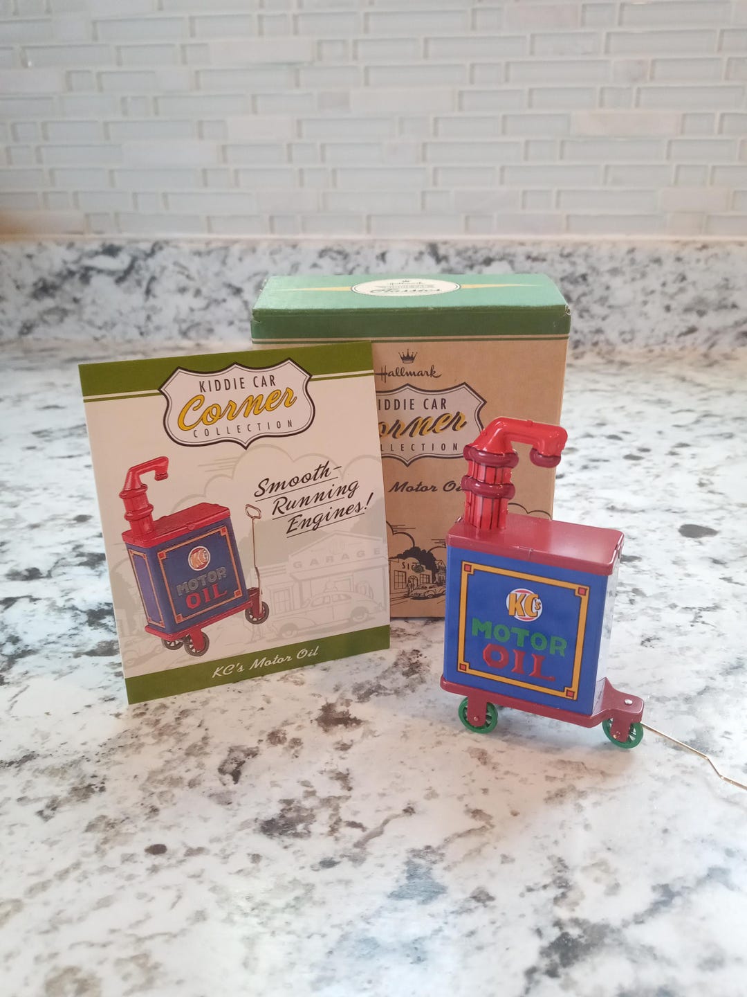 Hallmark Kiddie Car Corner Collection Kc's Motor Oil Cart - Etsy