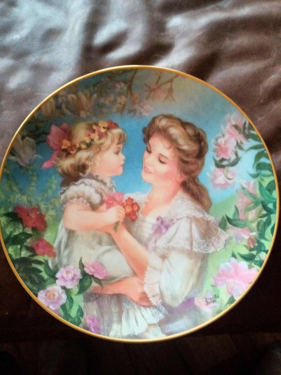 Endearing Whispers Plate by Brenda Burke - Etsy