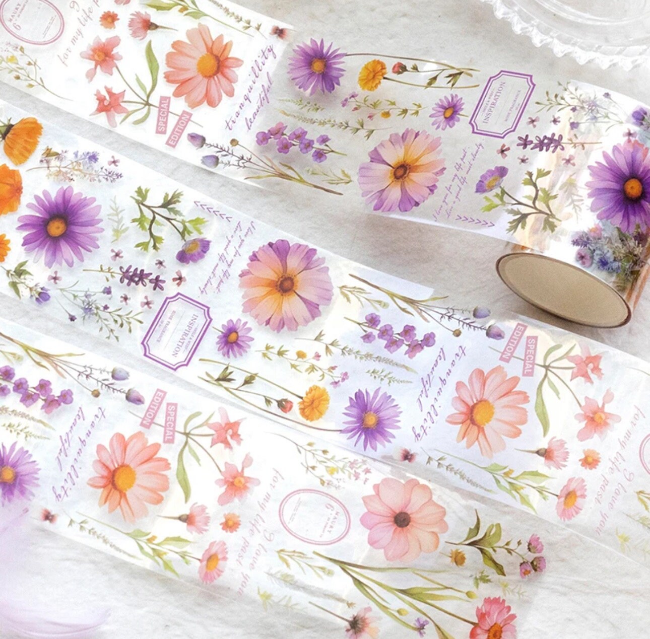 River of Year Series 6 Sample Loops Pack PET Sticker Tape Journal ...