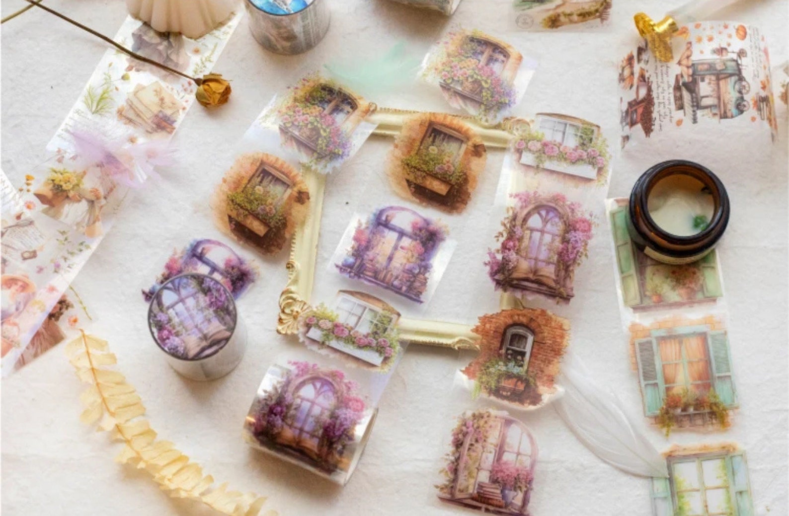 River of Year Series 6 Sample Loops Pack PET Sticker Tape Journal ...