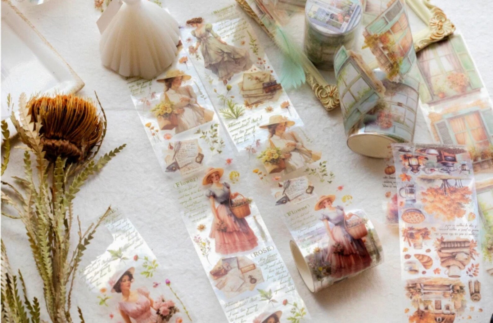 River of Year Series 6 Sample Loops Pack PET Sticker Tape Journal ...