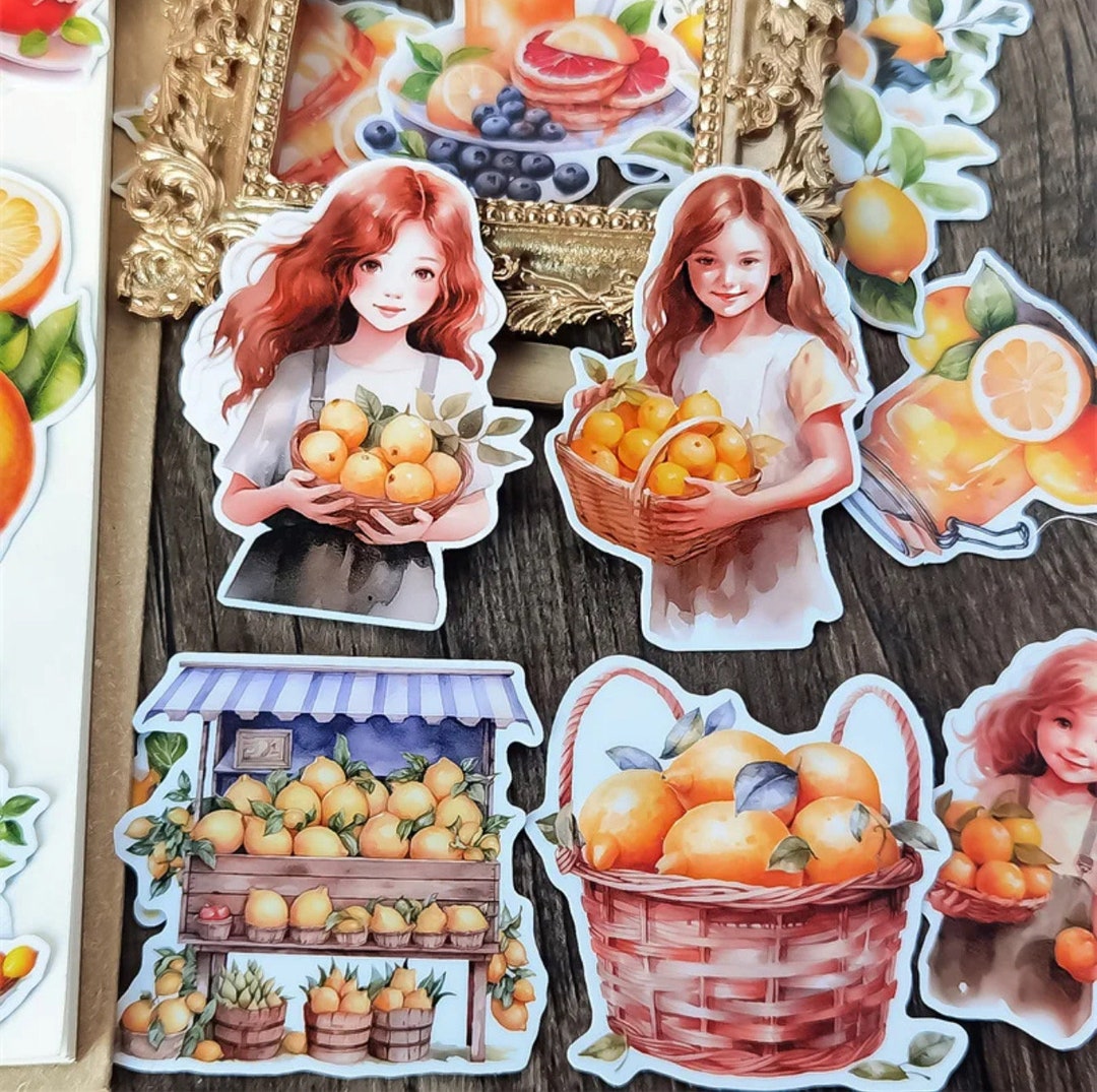 Lemon Fruit Harvesting Waterproof Decoration Stickers 18 Pcs - Etsy