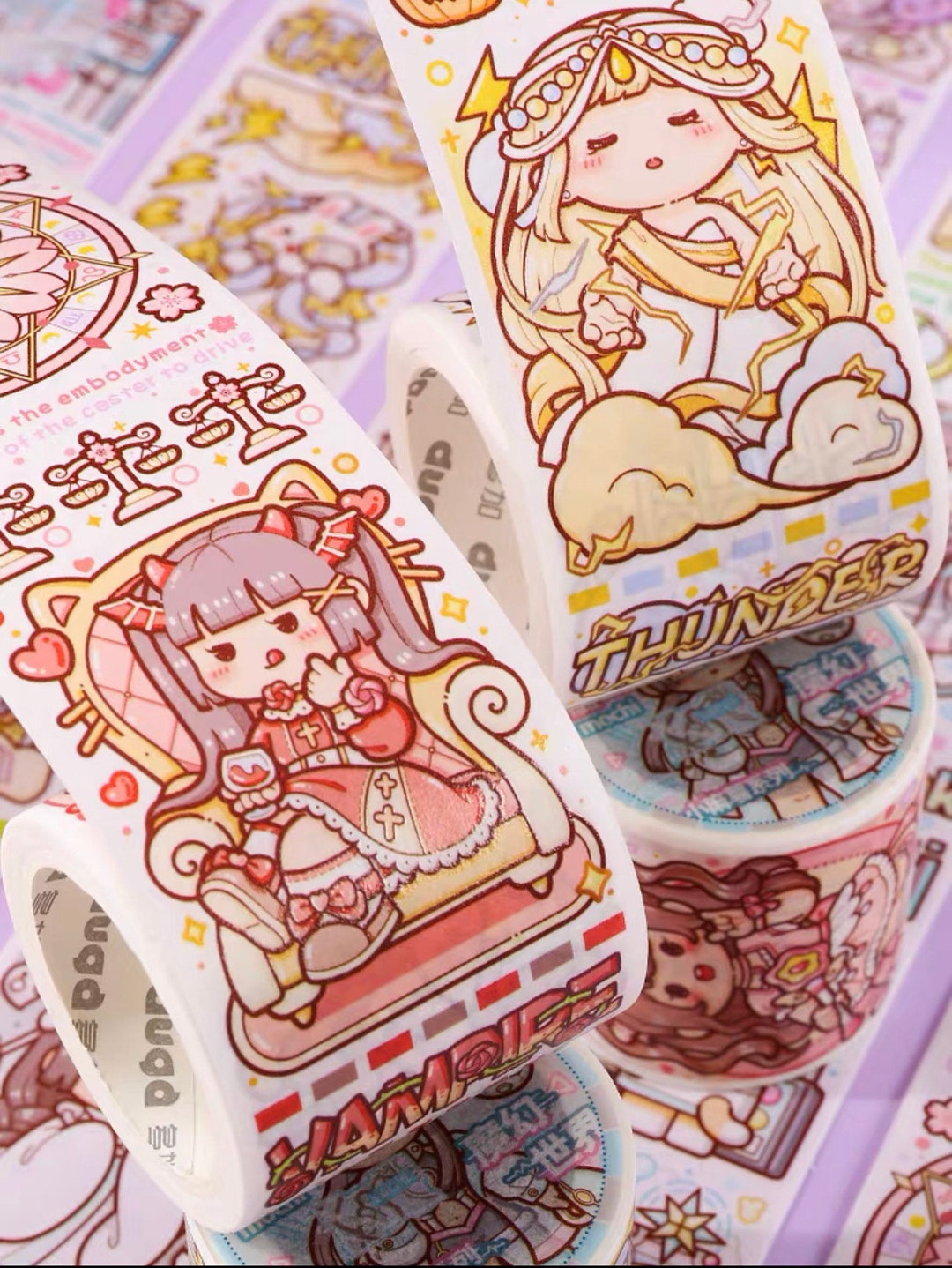 Small Mochi Magic World Journal Scrapbook Sticker Pack Decoration Stationery Journal Material ...