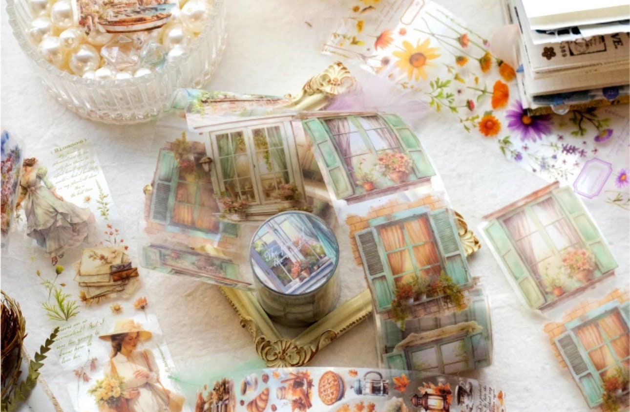 River of Year Series 6 Sample Loops Pack PET Sticker Tape Journal ...