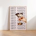 Dirty Martini Poster Martini Glass Digital Wall Art Fancy - Etsy