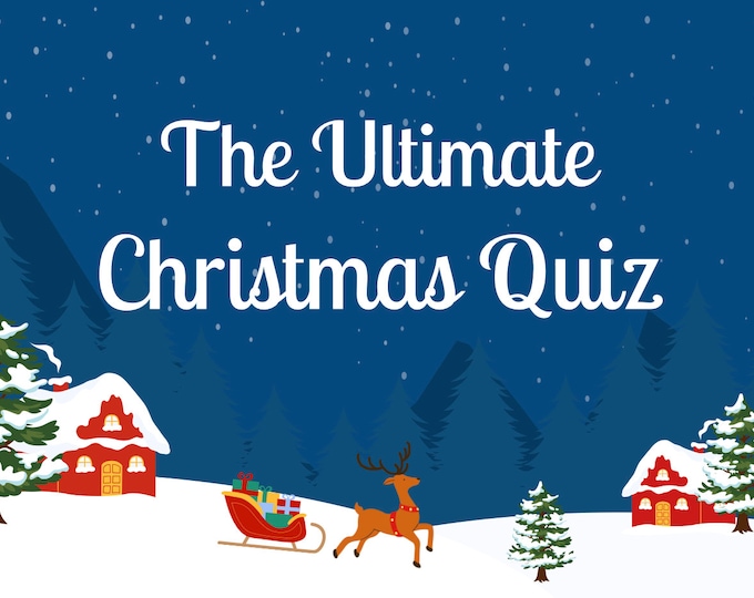 Great Big Christmas Quiz Night Printable Christmas Quizzes Christmas ...