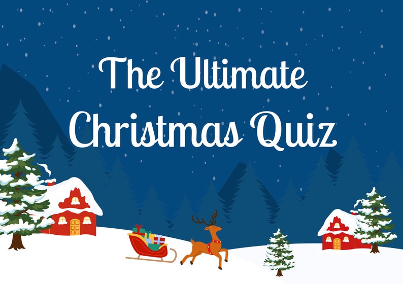 The Ultimate Christmas Quiz - Etsy UK