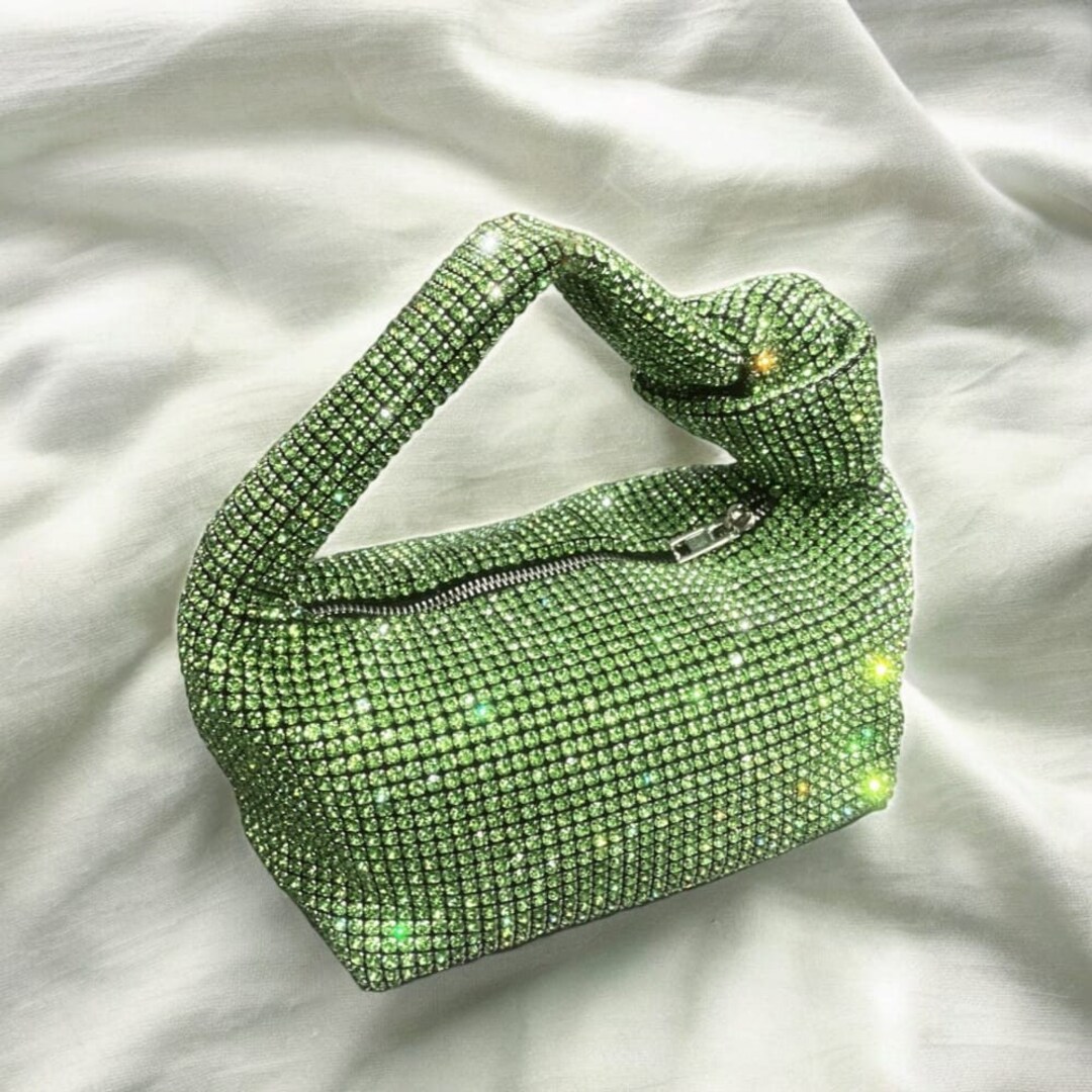 Rhinestones Handbag, Luxury Designer Banquet Bag, Crystal Bag, Crystal ...