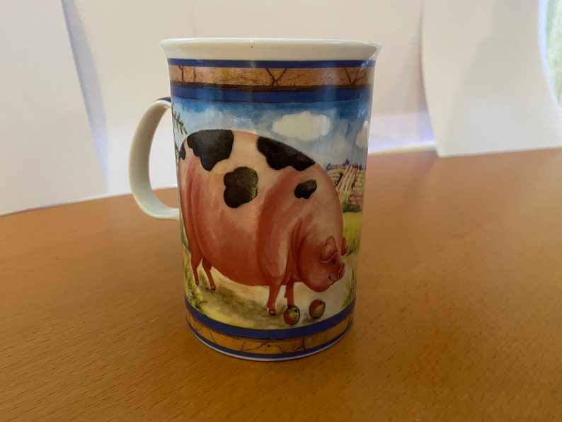 Vintage the Lakeside Collection Pig Mug - Etsy