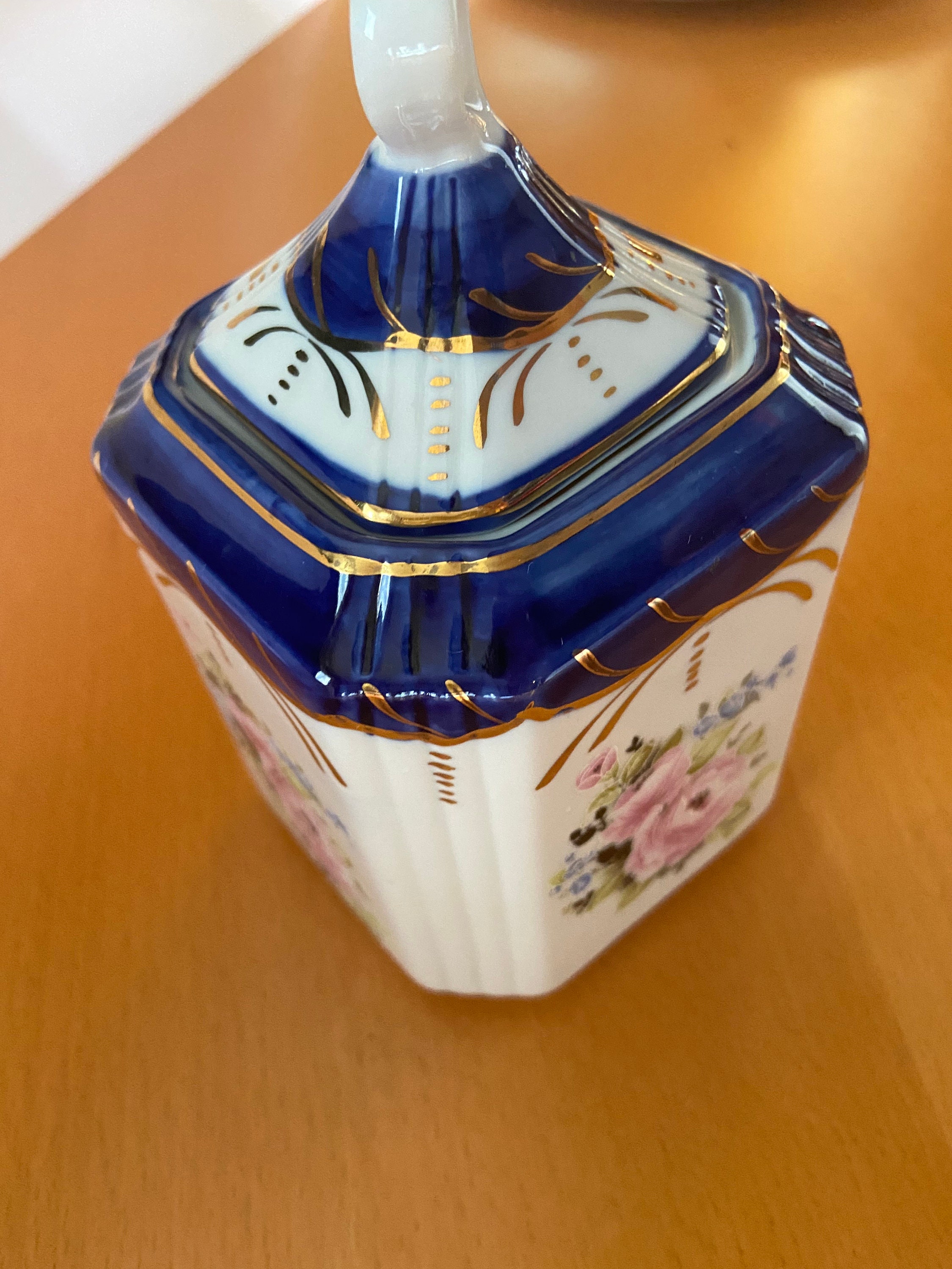 Vintage Porcelain Limoges Pot - Etsy