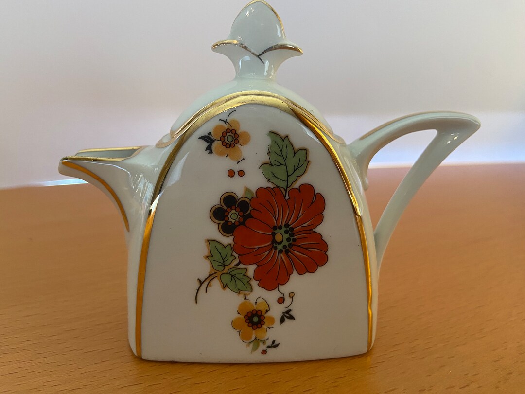 Vintage Limoges Porcelain Teapot - Etsy