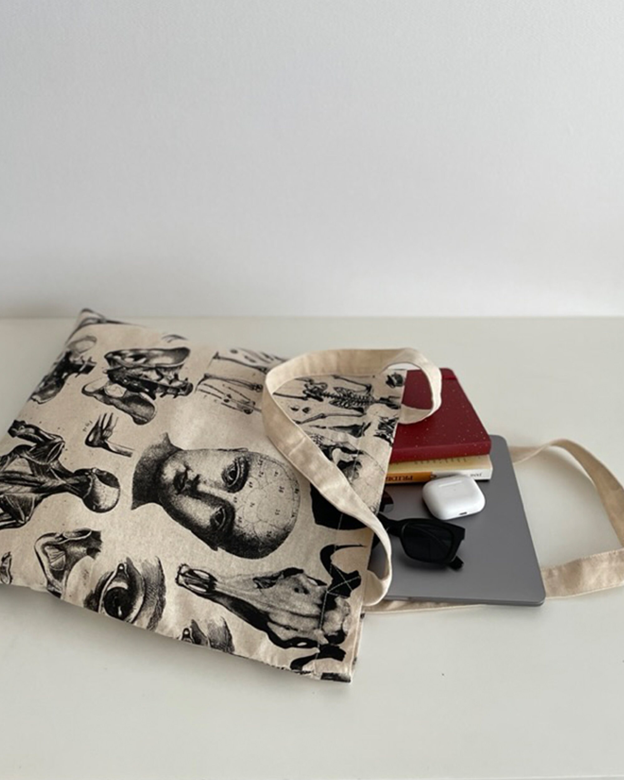Wave Drawing Aesthetic Graphic Reusable Eco Friendly Multipurpose ...