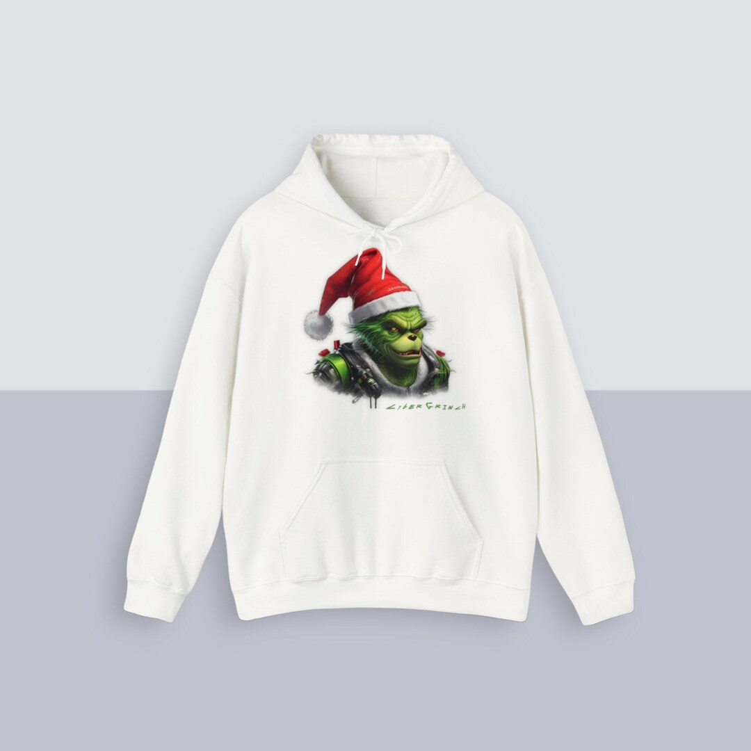 Grinch Hoodies Cyber Grinch / Christmas Christmas Gift for Men - Etsy