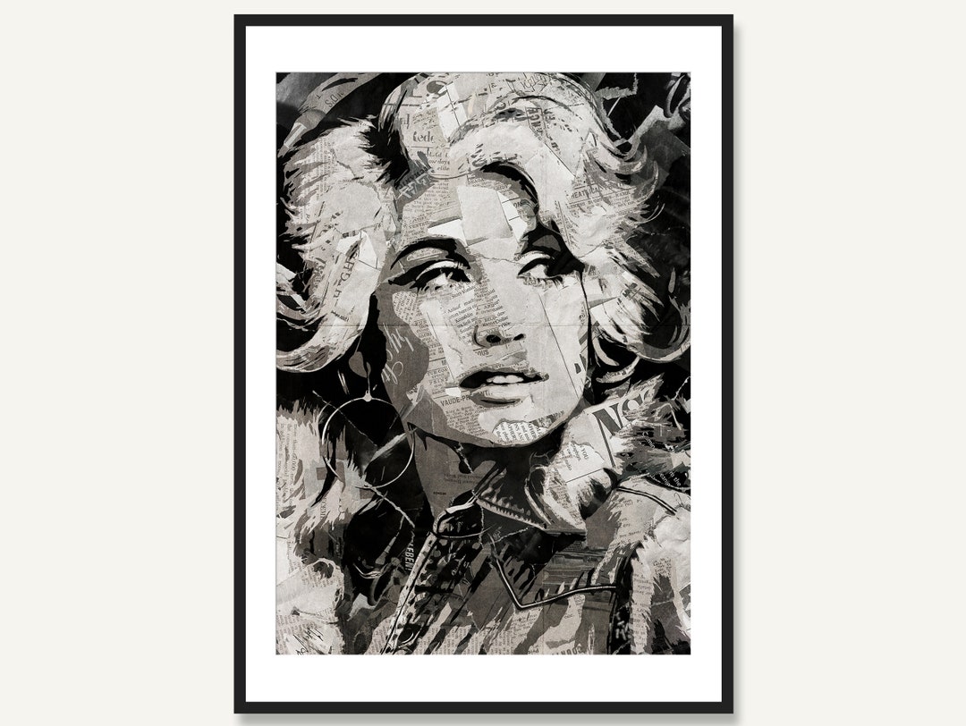 Dolly Printable Poster Country Music Legend Print Music Artist Wall Art ...