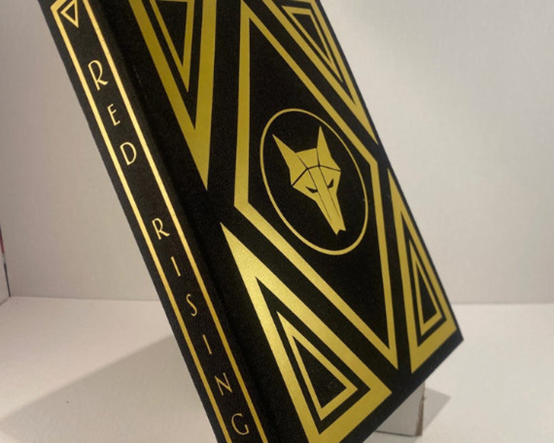 Red Rising by Pierce Brown Custom Bound Hardcover W/ Black - Etsy