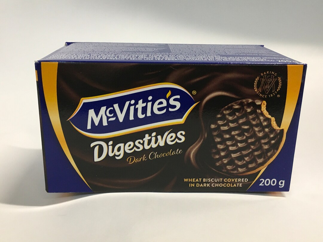 Mcvities Digestives Dark Chocolate - Etsy