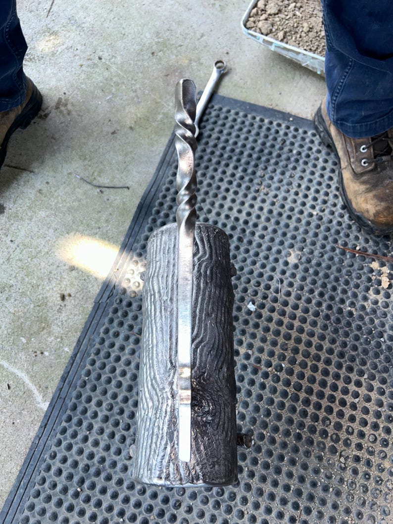 Welding Art Log Sculpture - Etsy
