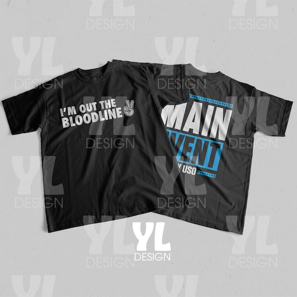 Wwe Bloodline Shirt - Etsy