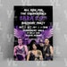Rhea Ripley Birthday Party Invitation WWE Birthday Party Invitation ...