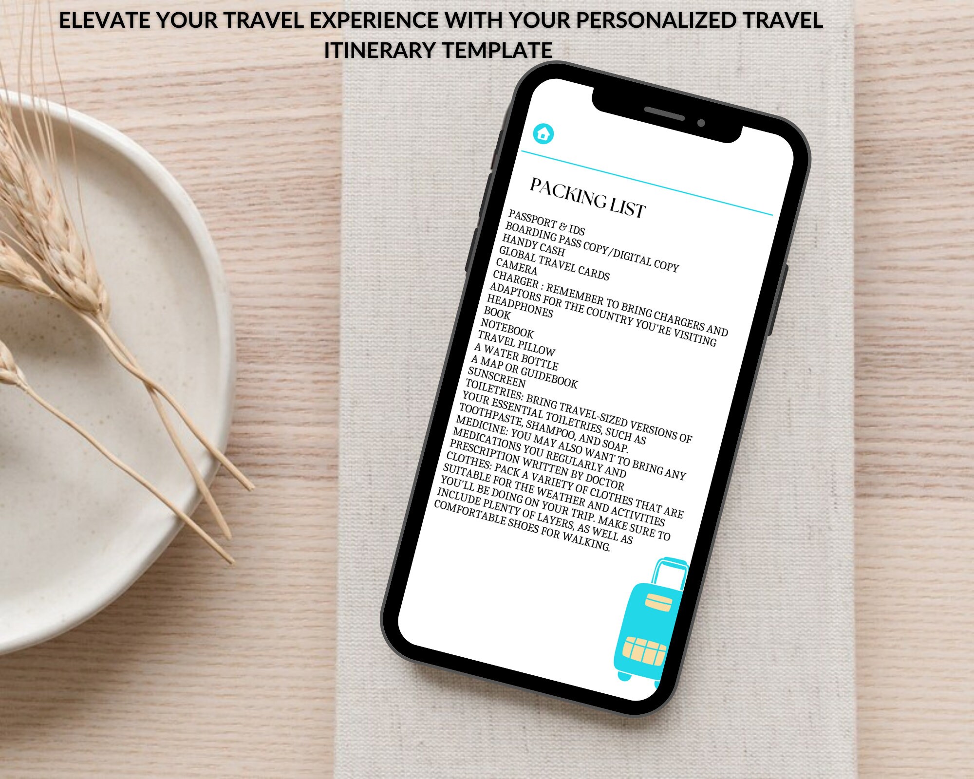 Travel Itinerary Template | Travel Planner | Printable Travel Guide ...