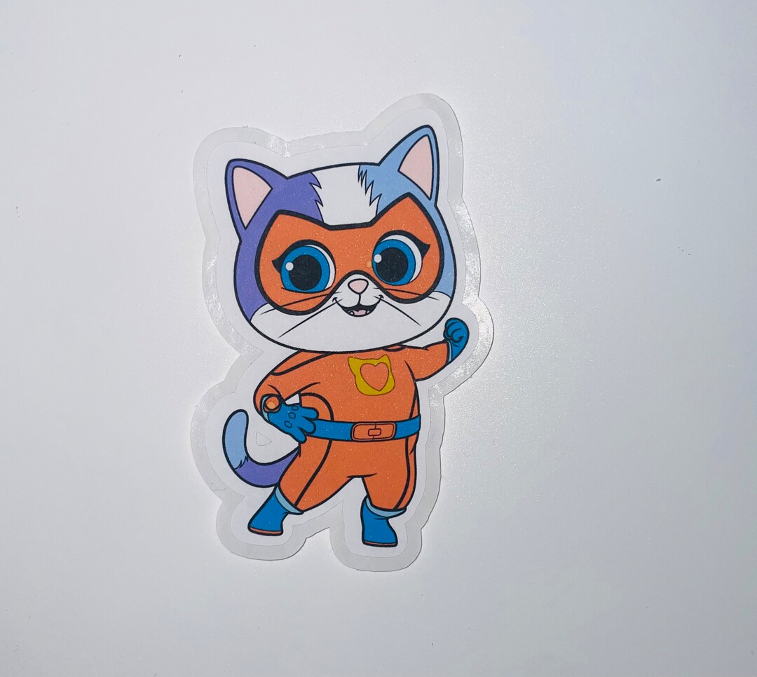 Superkitties Stickers Bundle 3 Stickies in 3 Sizes - Etsy