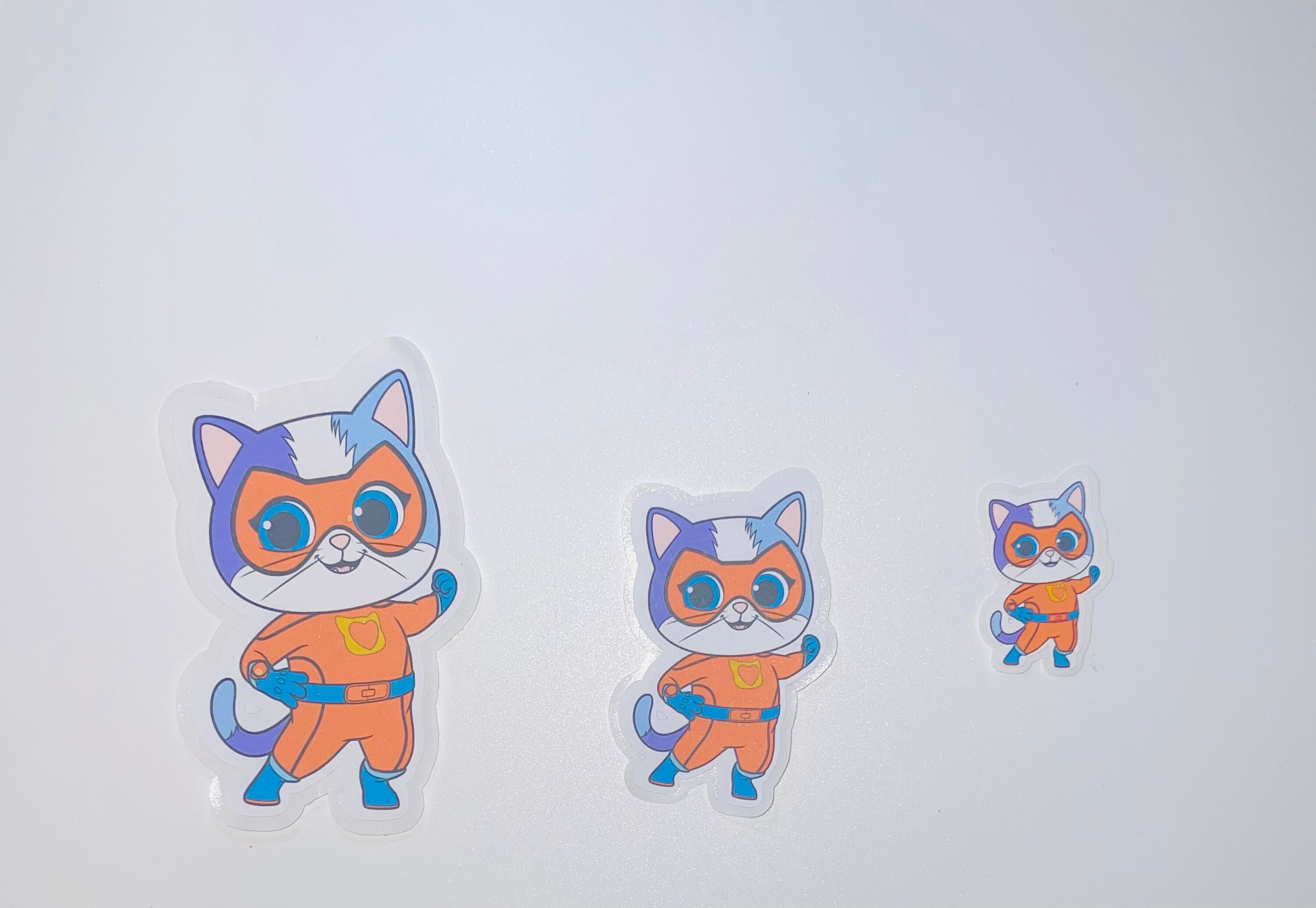 Superkitties Stickers Bundle 3 Stickies in 3 Sizes - Etsy